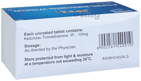 Buy T Lac 10mg Tablet Online: View Uses, Side Effects, Price ...