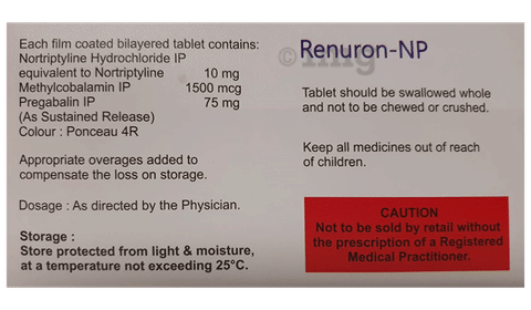 Buy Renuron-NP Tablet SR Online: View Uses, Side Effects, Price ...