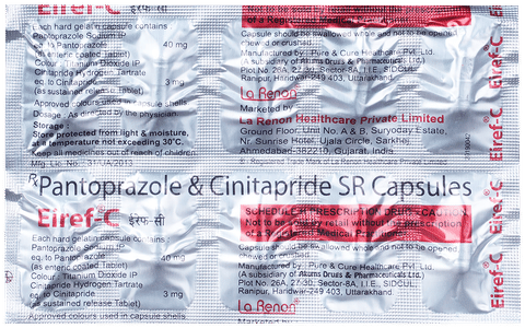 Buy Eiref C 3mg/40mg Capsule SR Online: View Uses, Side Effects, Price ...