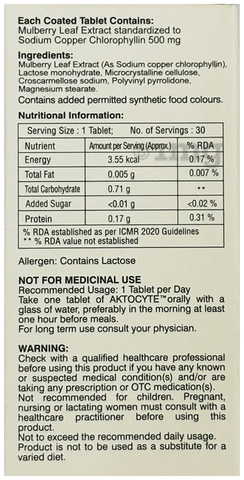 Aktocyte 500 Tablet: Buy bottle of 30.0 tablets at best price in India ...