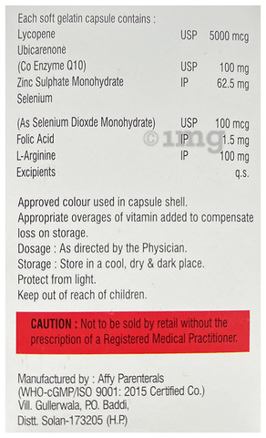 Buy Comax Q Forte Soft Gelatin Capsule Online: View Uses, Side Effects ...