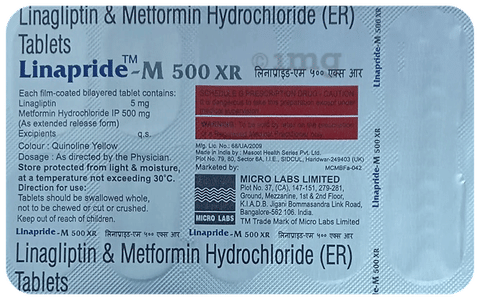Buy Linapride-M 500 XR Tablet Online: View Uses, Side Effects, Price ...