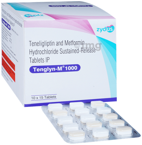 Buy TENglyn M 1000 Tablet SR Online: View Uses, Side Effects, Price ...