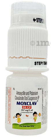 Buy Moxclav DS CP 457mg Oral Suspension Online: View Uses, Side Effects ...