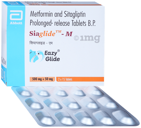 Buy Siaglide-M 50/500 Tablet PR Online: View Uses, Side Effects, Price ...