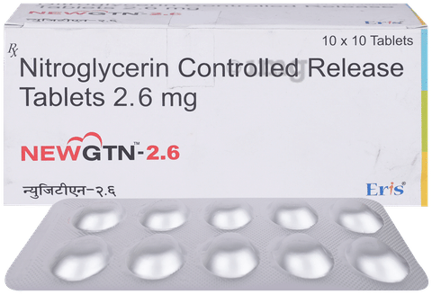 Buy New GTN 2.6 Tablet CR Online: View Uses, Side Effects, Price ...