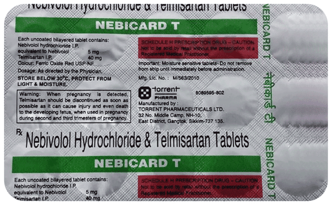 Buy Nebicard T Tablet Online: View Uses, Side Effects, Price ...