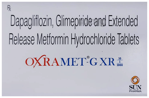 Buy OXRAmet G 10mg/1mg/1000mg Tablet XR Online: View Uses, Side Effects ...
