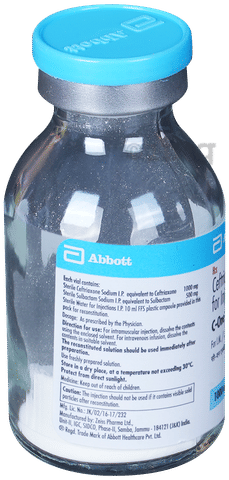 Buy C One SB 1000mg/500mg Injection Online: View Uses, Side Effects ...