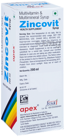 Zincovit Syrup