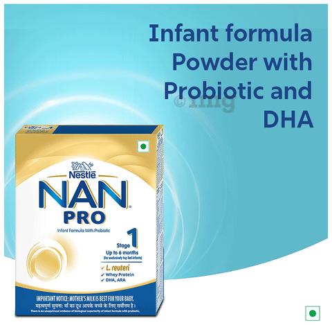 Nestle Nan Pro Stage 1 Infant Formula Milk Powder Up to 6 Months Refill