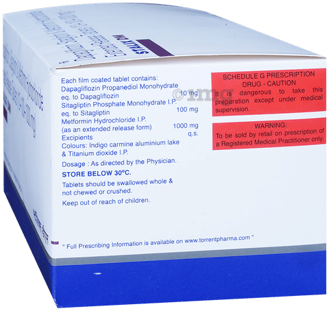 Buy Stalix DM 10+1000+100 Tablet ER Online: View Uses, Side Effects ...