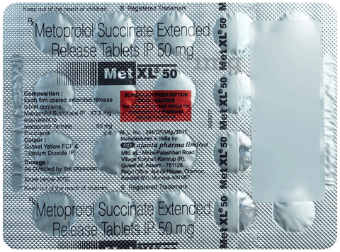 Buy Met XL 50 Tablet Online: View Uses, Side Effects, Price ...