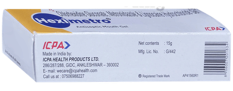 Buy HeximETRO Mouth Gel Online: View Uses, Side Effects, Price ...