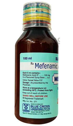 Buy Meftal P 100mg Oral Suspension Online: View Uses, Side Effects ...