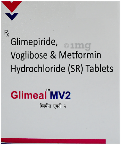 Buy Glimeal MV2 Tablet SR Online: View Uses, Side Effects, Price ...