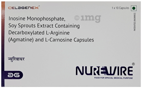 Nurewire Capsule with Inosine Monophosphate, Agmatine Sulphate & L ...