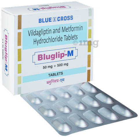 Buy Bluglip M 500mg/50mg Tablet Online: View Uses, Side Effects, Price ...