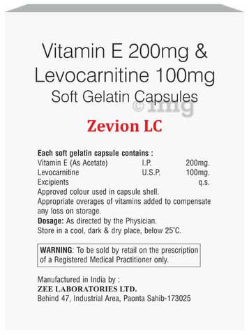 Buy Zevion LC Soft Gelatin Capsule Online: View Uses, Side Effects ...