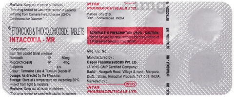 Buy Intacoxia MR 60mg/4mg Tablet Online: View Uses, Side Effects, Price ...