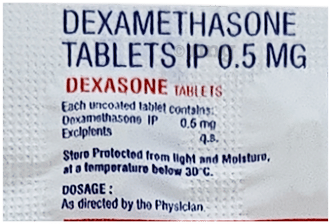 Buy Dexasone 0.5mg Tablet Online: View Uses, Side Effects, Price ...