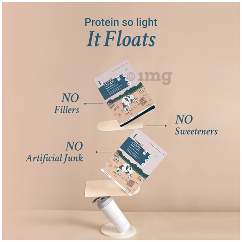 TrueBasics Clean Raw Whey Protein Concentrate Powder | 28g Protein per ...