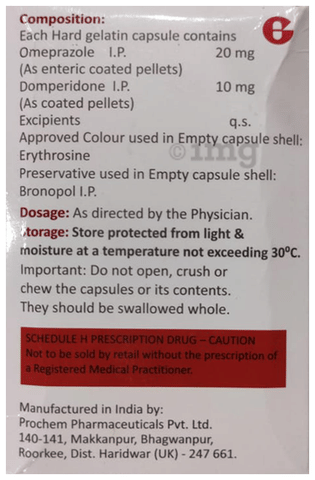 Buy Miliom D 10mg/20mg Capsule Online: View Uses, Side Effects, Price ...
