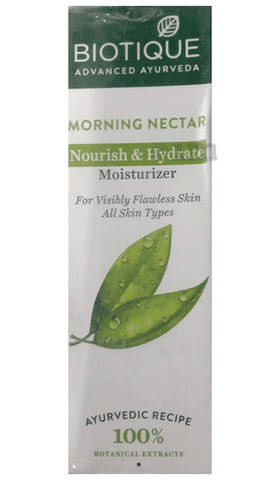 Biotique Morning Nectar Nourish & Hydrate Moisturizer | For Visibly ...