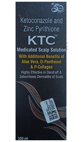 Ktc Medicated Scalp Solution View Uses Side Effects Price and Substitutes 1mg