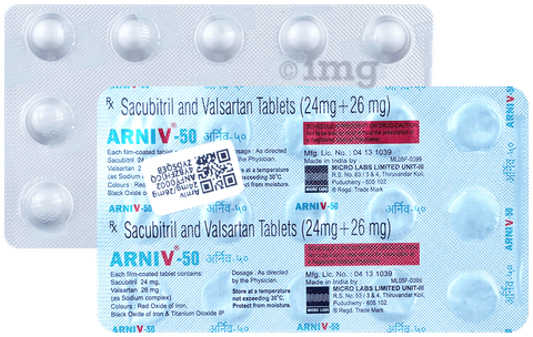 Buy Arniv 24mg/26mg Tablet Online: View Uses, Side Effects, Price ...