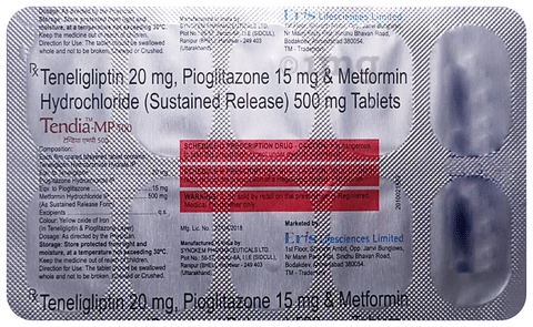 Buy Tendia-MP 500 Tablet SR Online: View Uses, Side Effects, Price ...