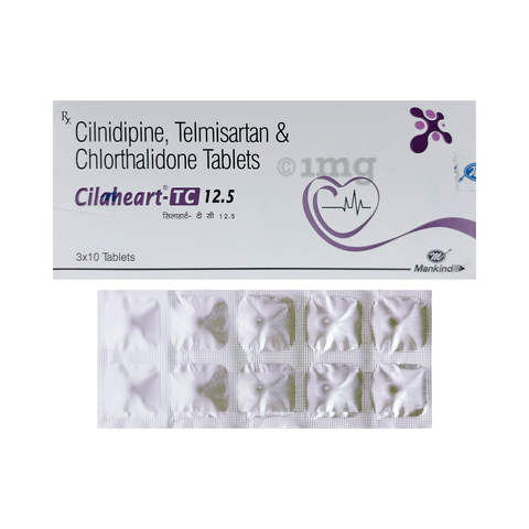 Buy Cilaheart TC 40mg/10mg/12.5mg Tablet Online: View Uses, Side ...
