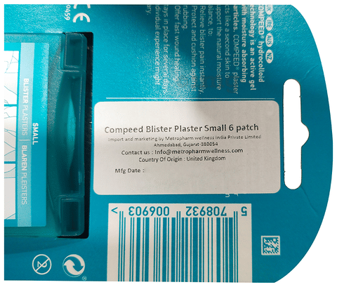small blister plasters