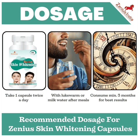 Zenius Skin Whitening Capsule for Skin Glowing & Helps Tan Problem: Buy ...