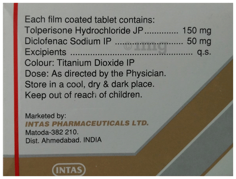 Buy Tolperitas-D Tablet Online: View Uses, Side Effects, Price ...