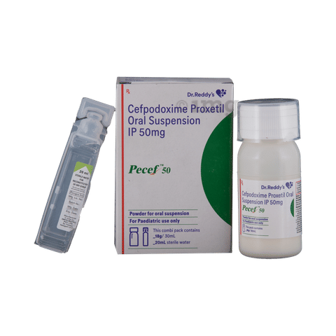 Pecef 50 Oral Suspension 30Ml View Uses, Side Effects,, 44% OFF