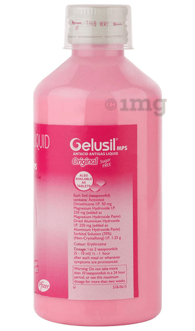 gelusil syrup composition