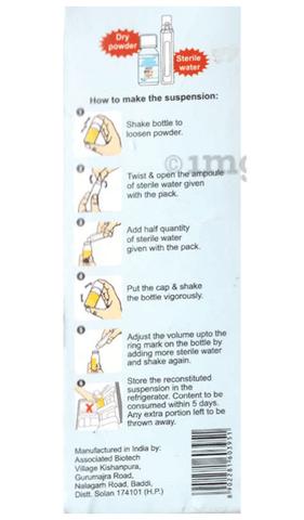 Buy Oxipod-CV 100 Dry Syrup Online: View Uses, Side Effects, Price ...