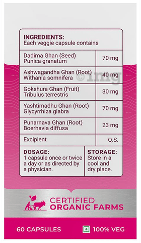 Nisarga Herbs Menodim Veggie Caps: Buy bottle of 60.0 vegicaps at best ...