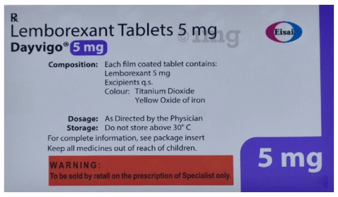 Buy dAYVigo 5mg Tablet Online: View Uses, Side Effects, Price ...