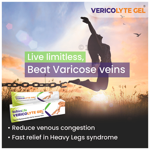 BioticsLife Vericolyte Gel for Varicose Veins (30gm Each): Buy combo ...