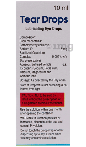 tear drops composition