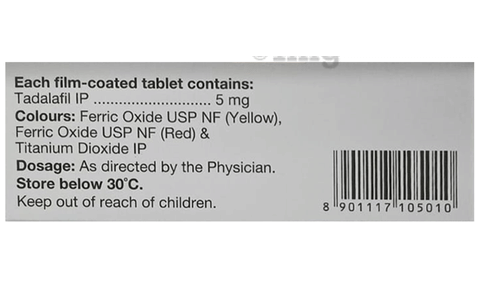 Buy Tadaflo 5 Tablet Online: View Uses, Side Effects, Price ...