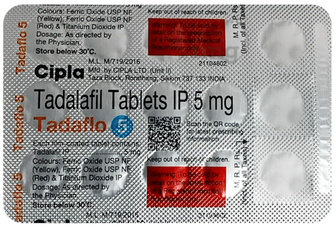 Buy Tadaflo 5 Tablet Online: View Uses, Side Effects, Price ...