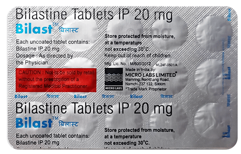 Buy Bilast Tablet Online: View Uses, Side Effects, Price, Substitutes | 1mg