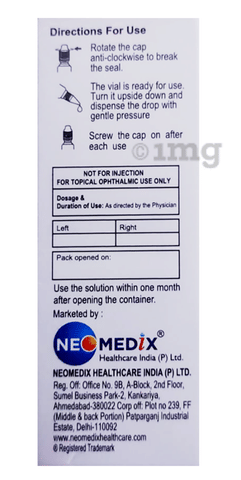 Buy Nepavon-OD Eye Drop BAK Free Online: View Uses, Side Effects, Price ...
