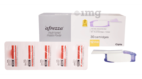 Buy Afrezza Powder for Inhalation(12 Unit Cartidges+1 Inhaler) Online ...