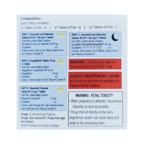 Buy Zayo Trio 10mg +2.5mg +50mg Tablet Combikit Online: View Uses, Side ...