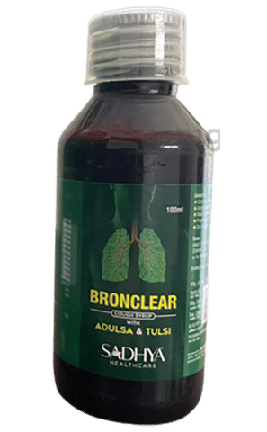 Sadhya Bronclear Cough Syrup: Buy bottle of 100.0 ml Syrup at 𝗯𝗲𝘀𝘁 ...