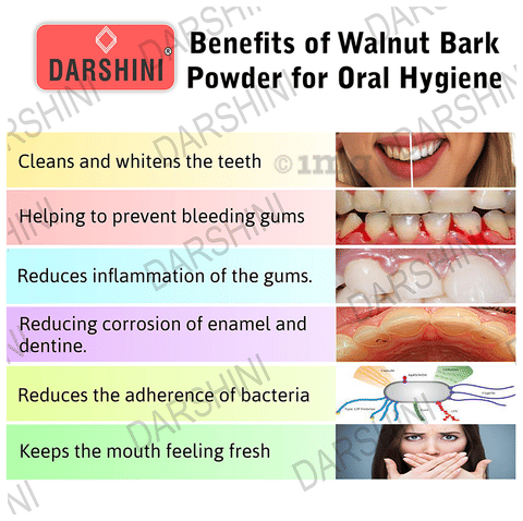 walnut tree bark for teeth